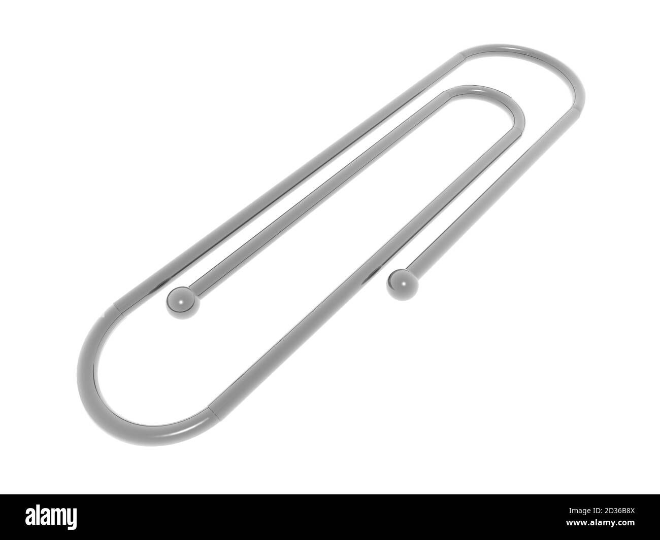 colorful metallic paper clips for stapling Stock Photo - Alamy