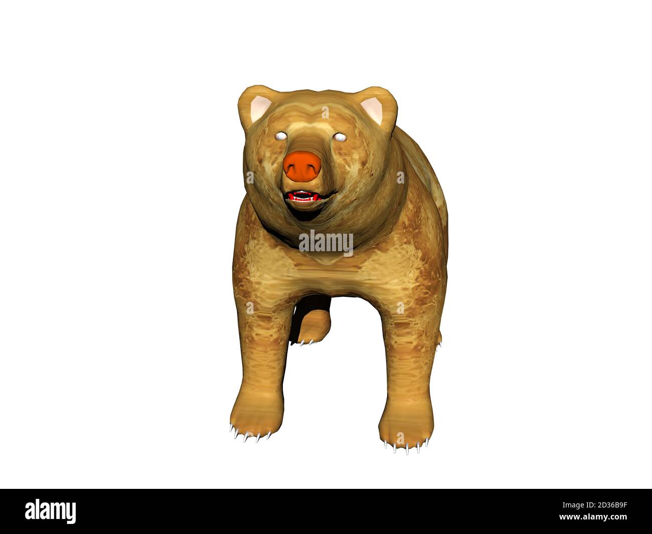 big heavy bear with paws Stock Photo - Alamy