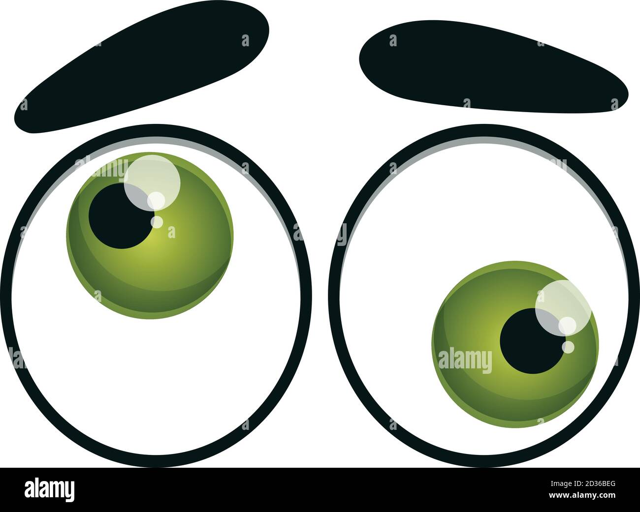 Crazy eyes icon. Cartoon of crazy eyes vector icon for web design ...