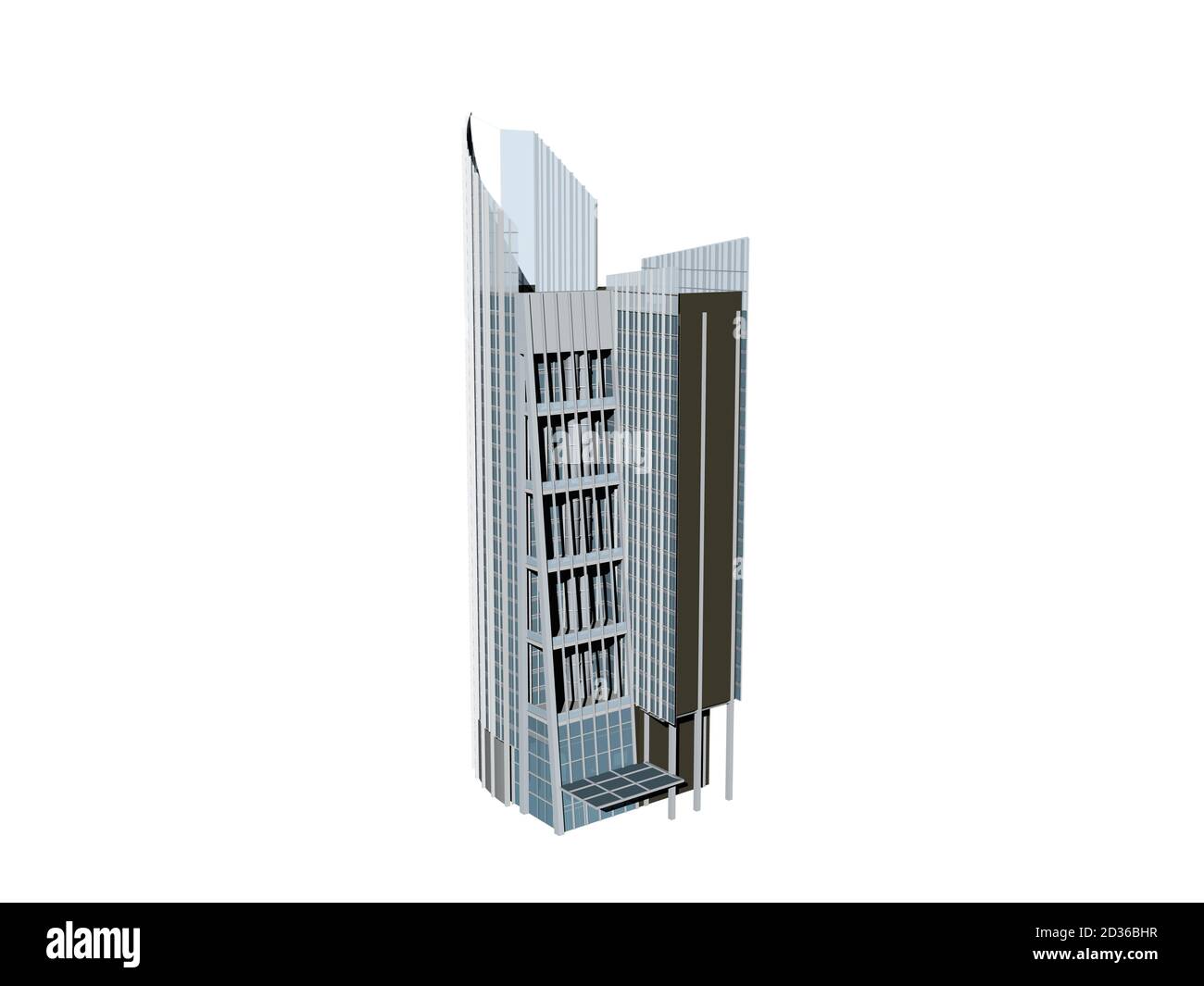 modern skyscraper in metropolis Stock Photo - Alamy