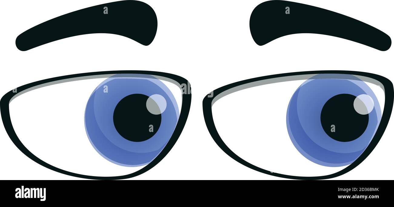 Friendly eyes icon. Cartoon of friendly eyes vector icon for web design ...