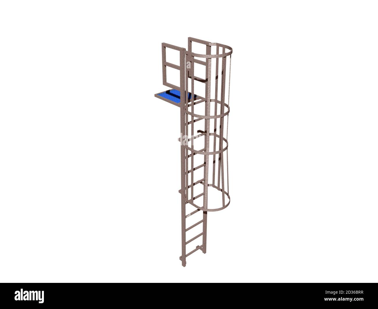 steel ladder in the industrial area Stock Photo - Alamy