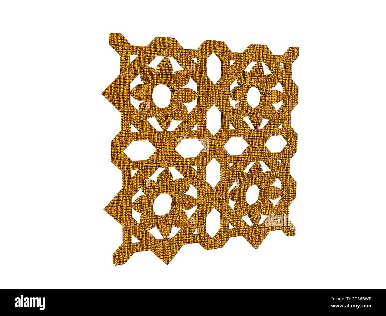 golden wire mesh as a decor Stock Photo - Alamy