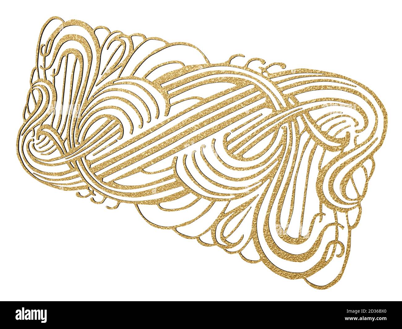 golden intertwined wire braid Stock Photo - Alamy