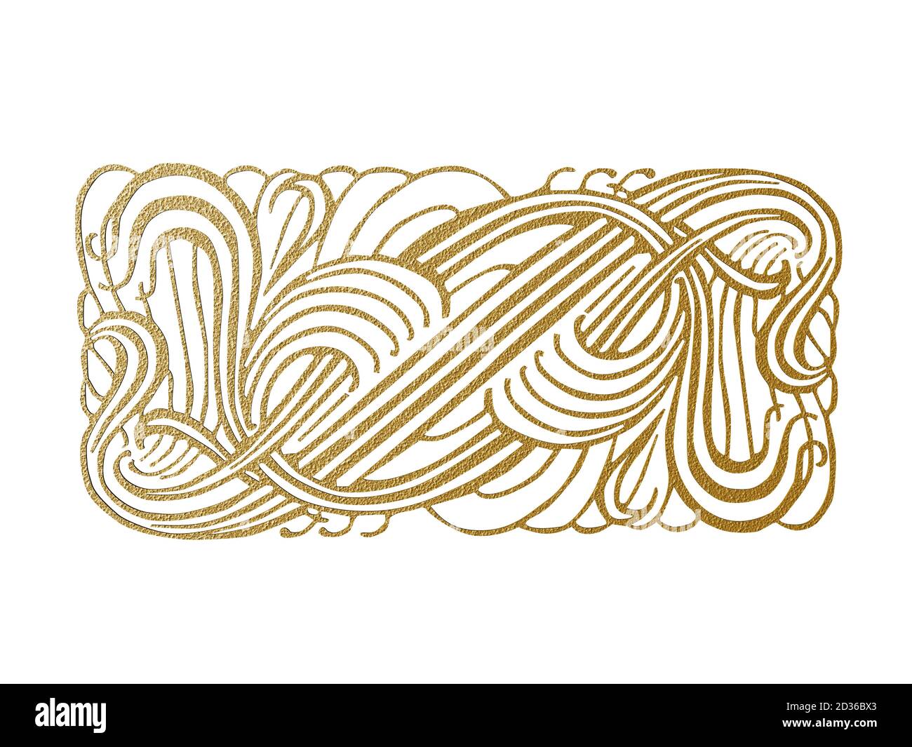 golden intertwined wire braid Stock Photo - Alamy