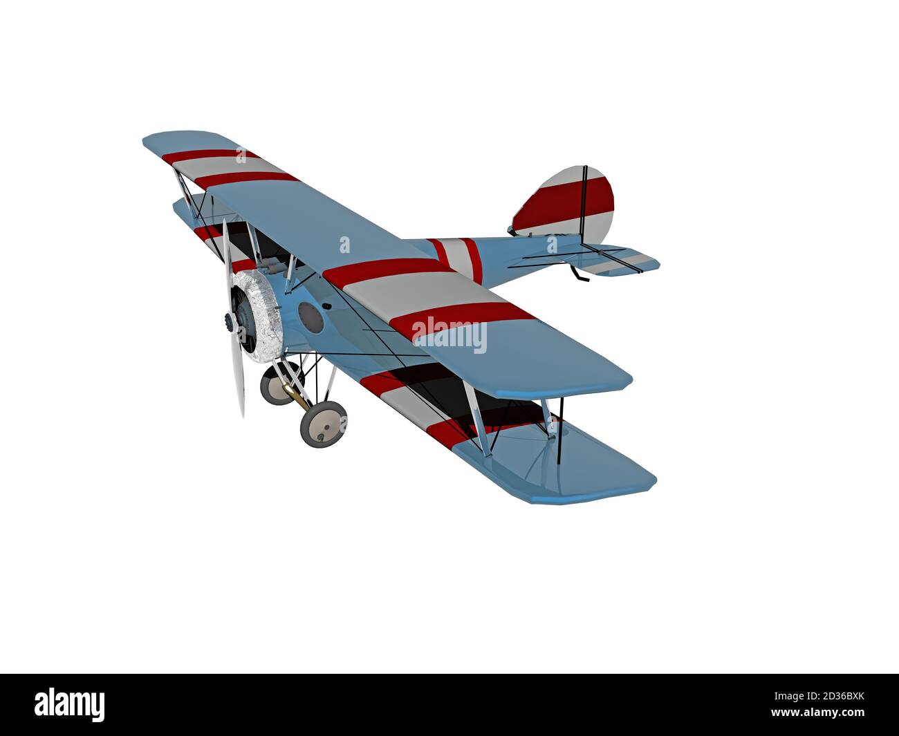 historic biplane in the sky Stock Photo - Alamy