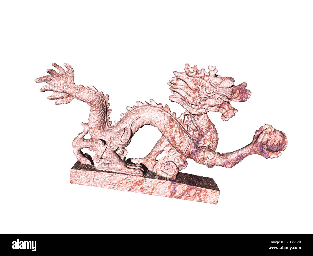 stone chinese dragon meanders Stock Photo - Alamy