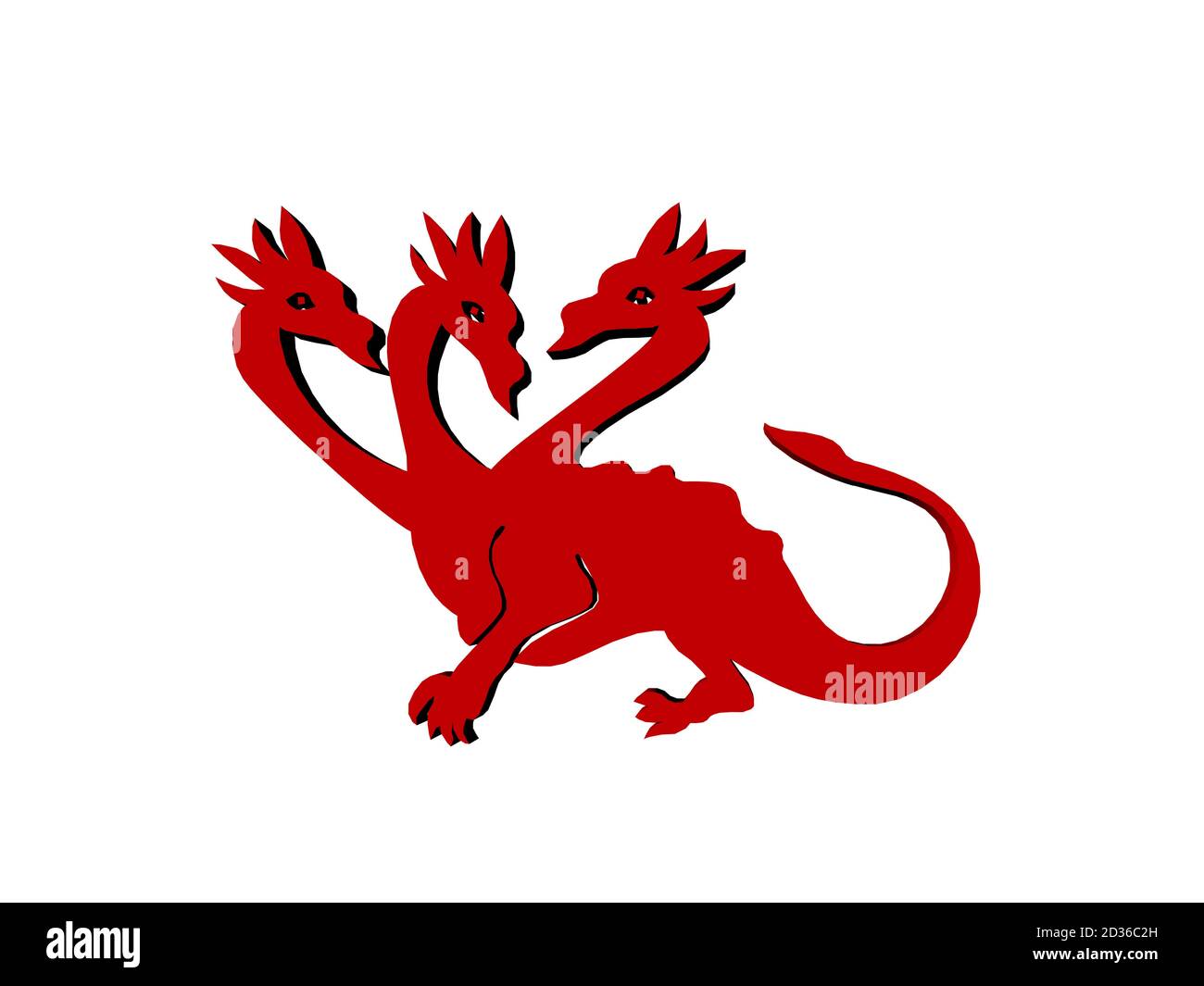 Cute cartoon dragon red Cut Out Stock Images & Pictures - Alamy