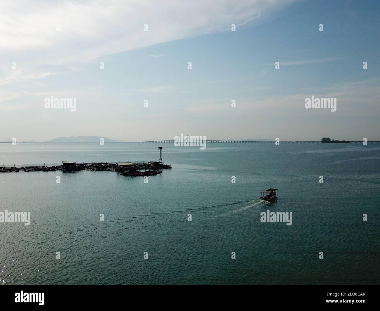 Fishing boat move penang bridge hi-res stock photography and images - Alamy