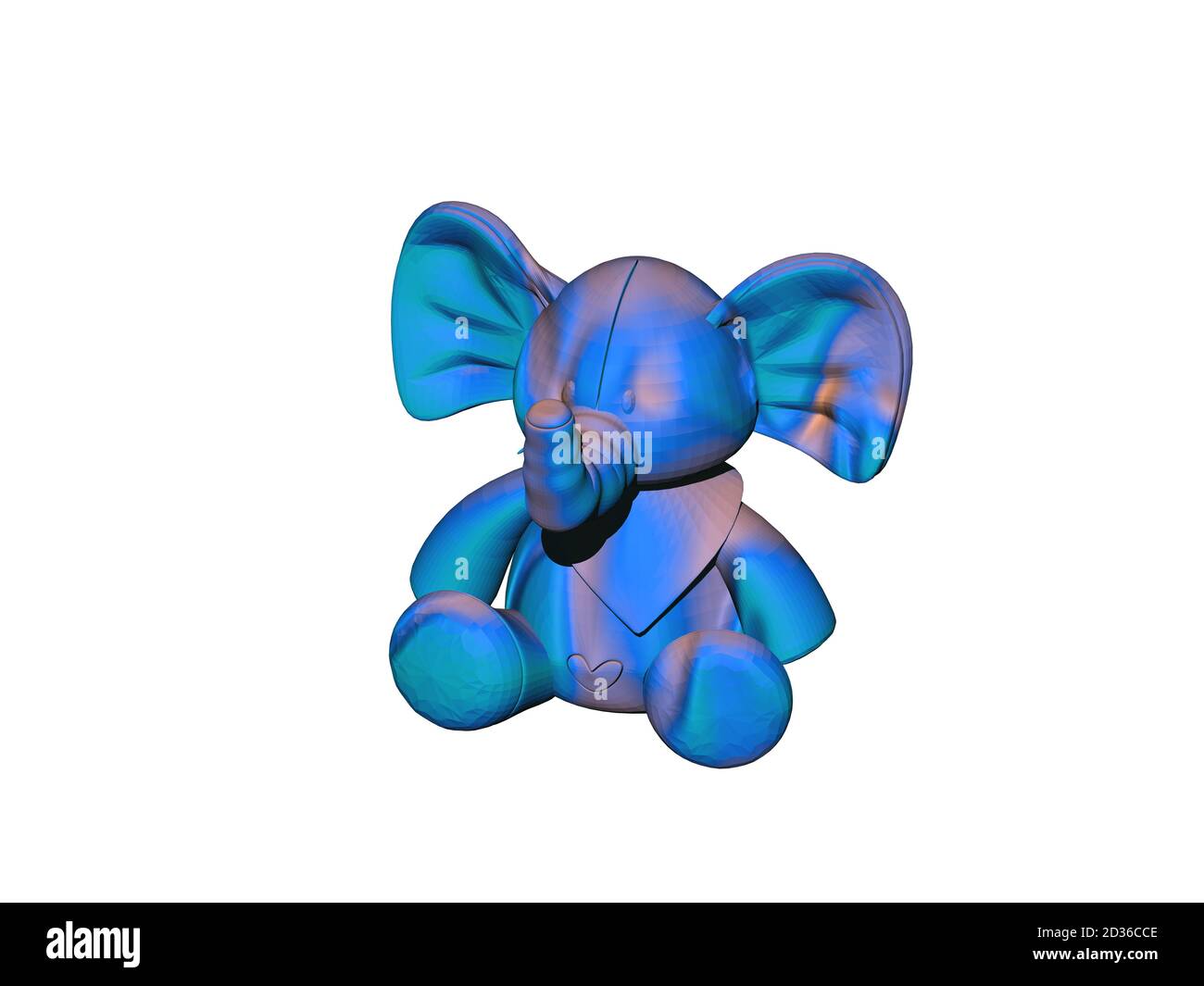 blue toy elephant in the nursery Stock Photo - Alamy