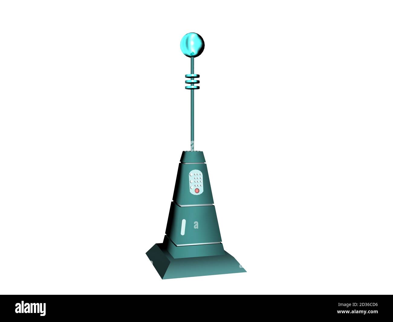 Electricity generator with ball for radiation of energy Stock Photo - Alamy