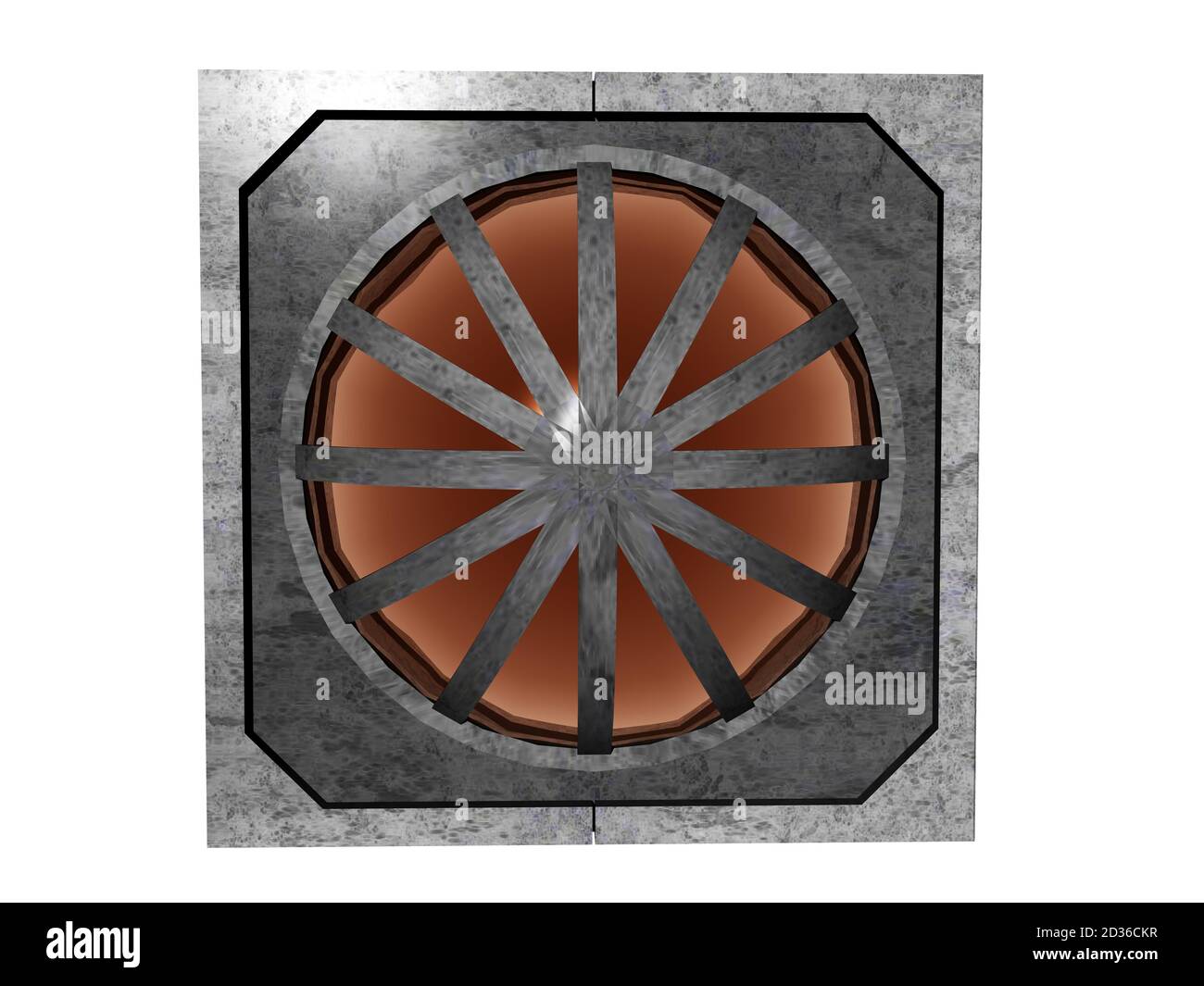 antique round stone window Stock Photo - Alamy