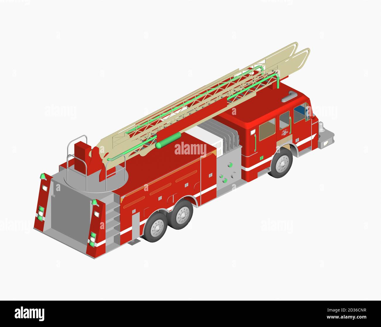 Aerial ladder Cut Out Stock Images & Pictures - Alamy