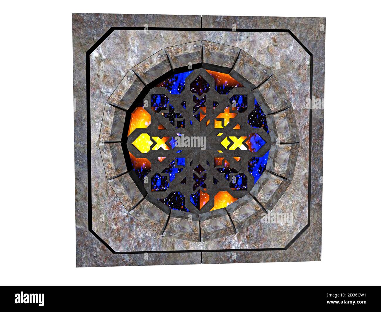 Colored ancient Windows Stock Photo - Alamy