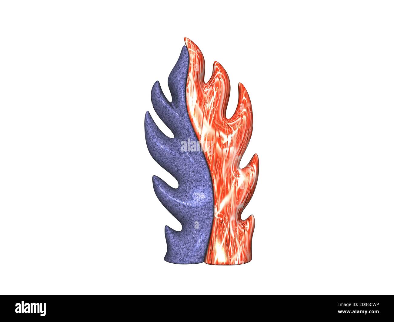 Blue Fire Flames Drawing