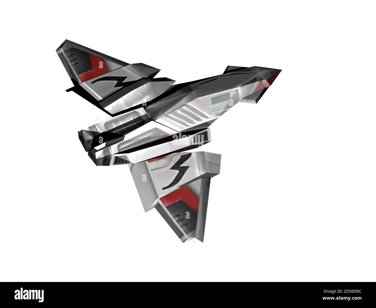 little fighter in flies in space Stock Photo - Alamy