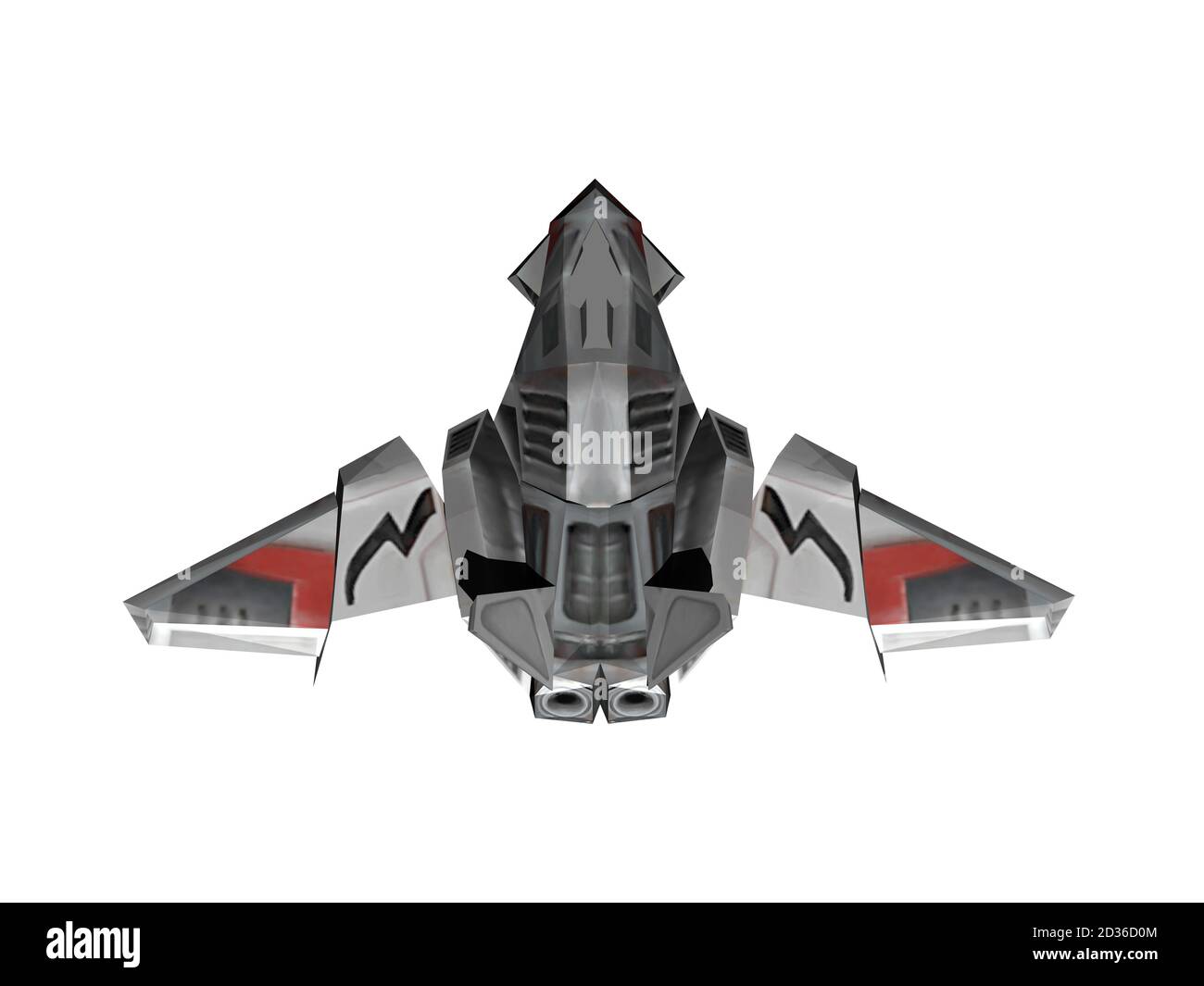 little fighter in flies in space Stock Photo - Alamy