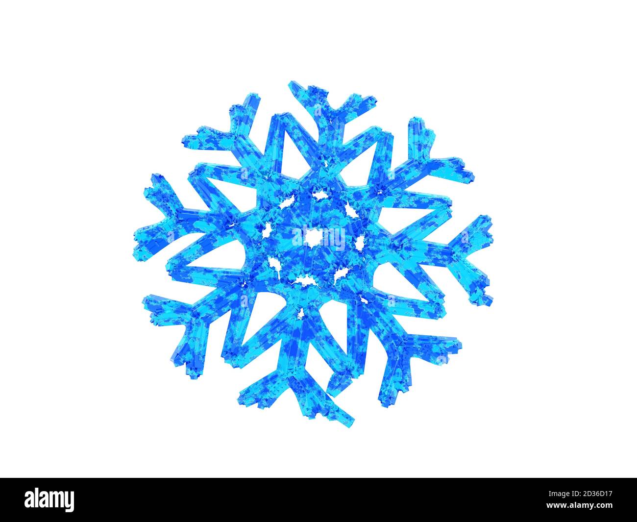 blue ice crystal with filigree shapes Stock Photo - Alamy