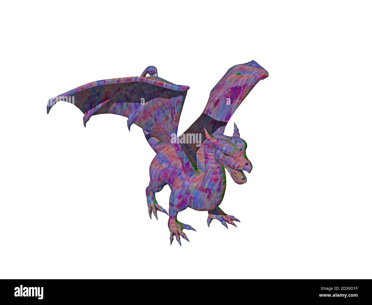 Dragon with wings, claws and teeth Stock Photo - Alamy