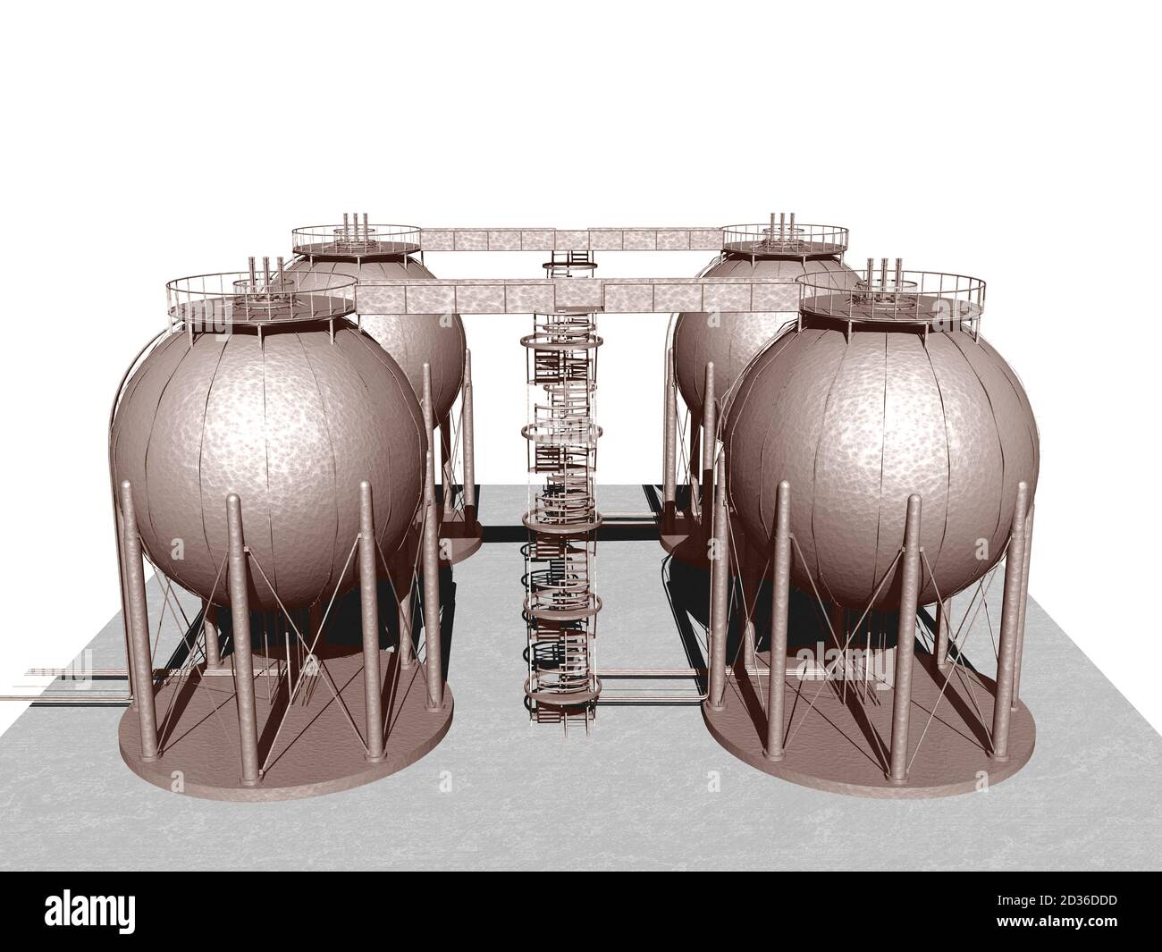 Storage tank spiral staircase hi-res stock photography and images - Alamy