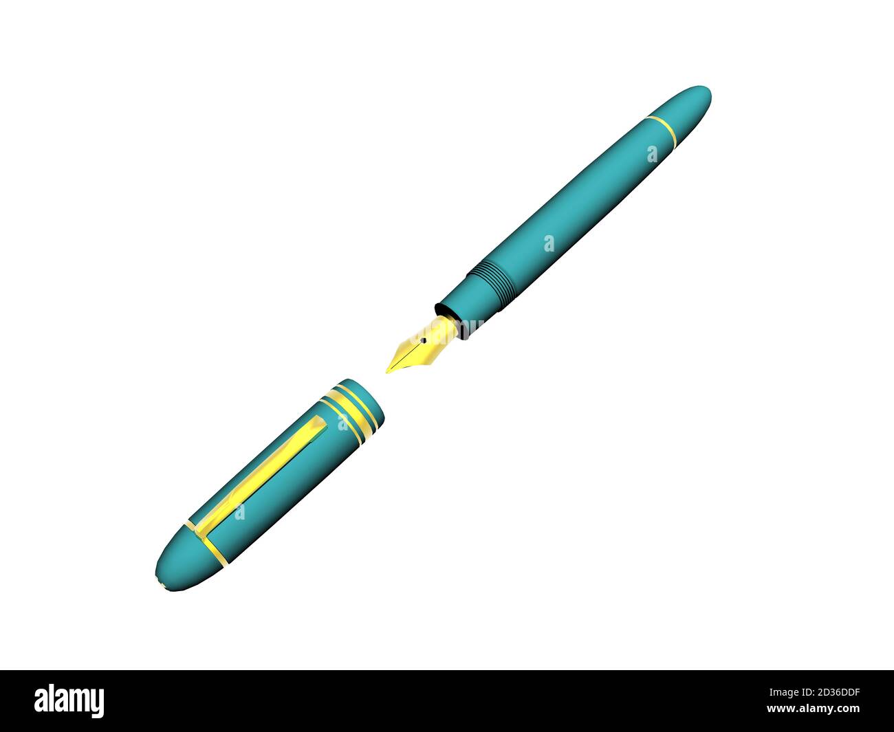 Fountain pen cap Cut Out Stock Images & Pictures - Alamy