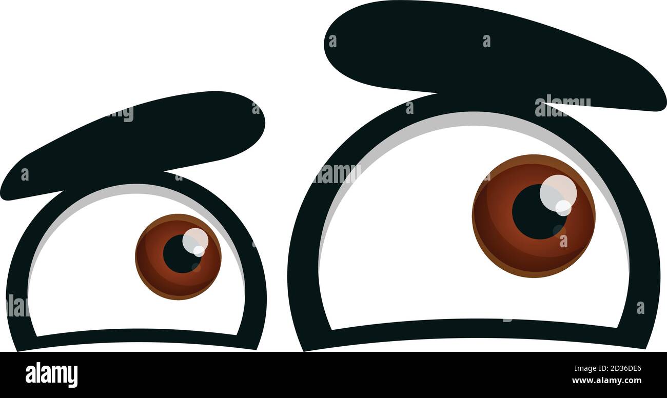 Interested eyes icon. Cartoon of interested eyes vector icon for web ...
