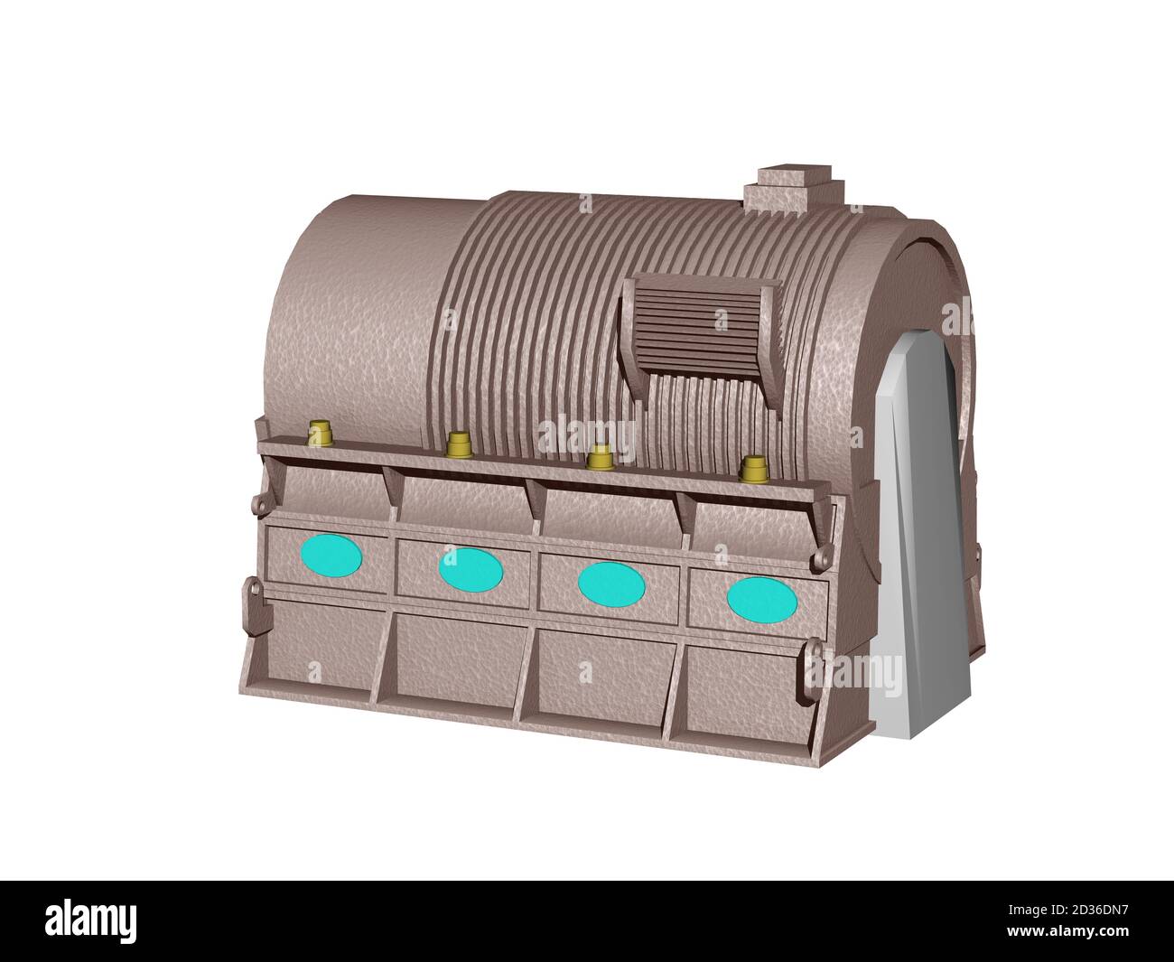 heavy steel generator for energy production Stock Photo - Alamy