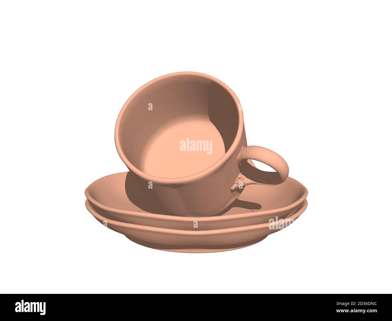 ceramic dishes with plates and cups Stock Photo - Alamy