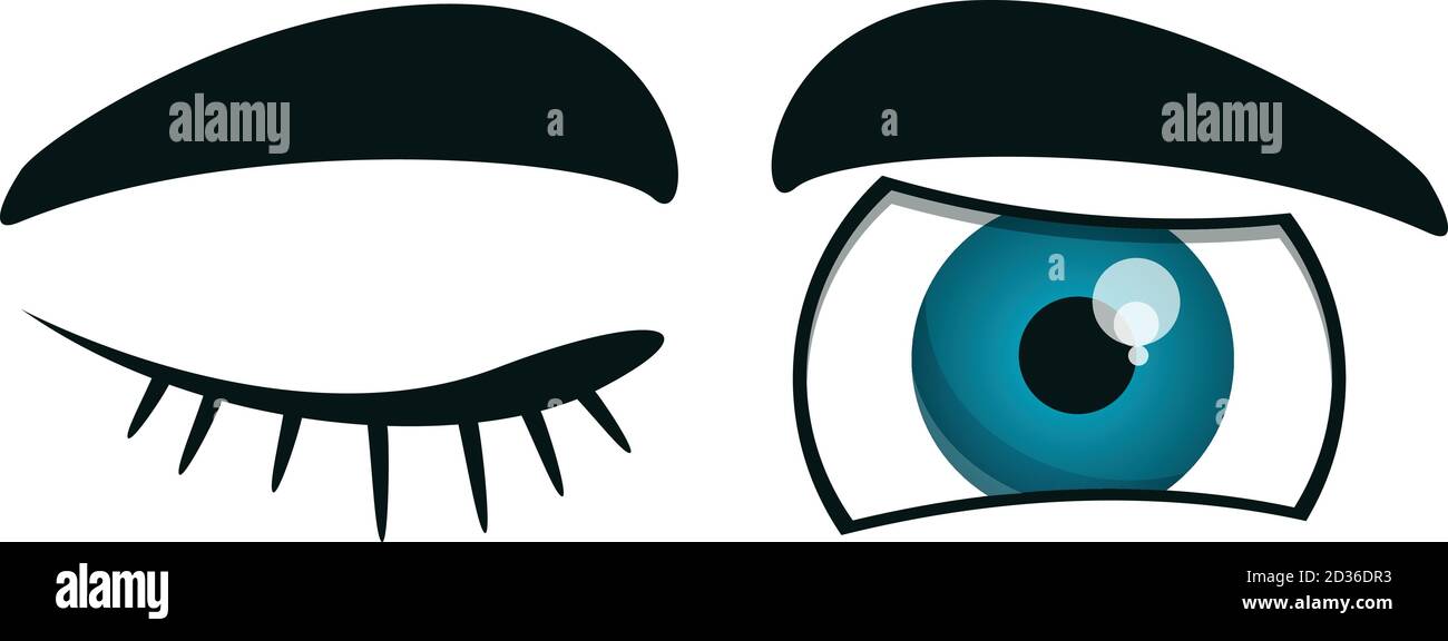 Winking eyes icon. Cartoon of winking eyes vector icon for web design ...