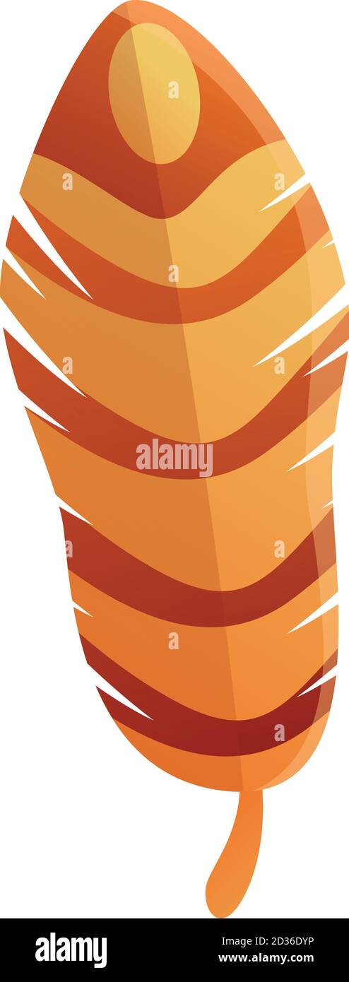 Magic feather icon. Cartoon of magic feather vector icon for web design ...