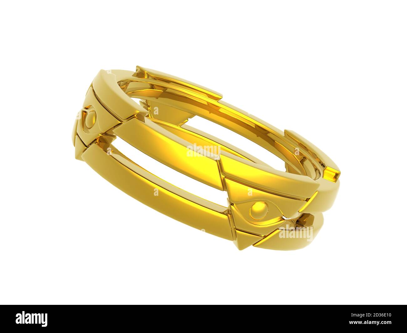 golden ring with symbols Stock Photo - Alamy
