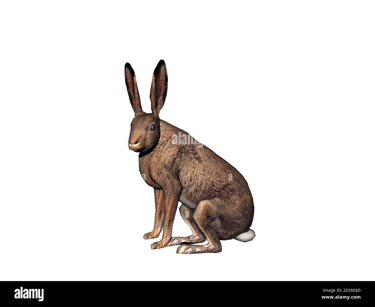 hopping and jumping rabbit with floppy ears Stock Photo - Alamy