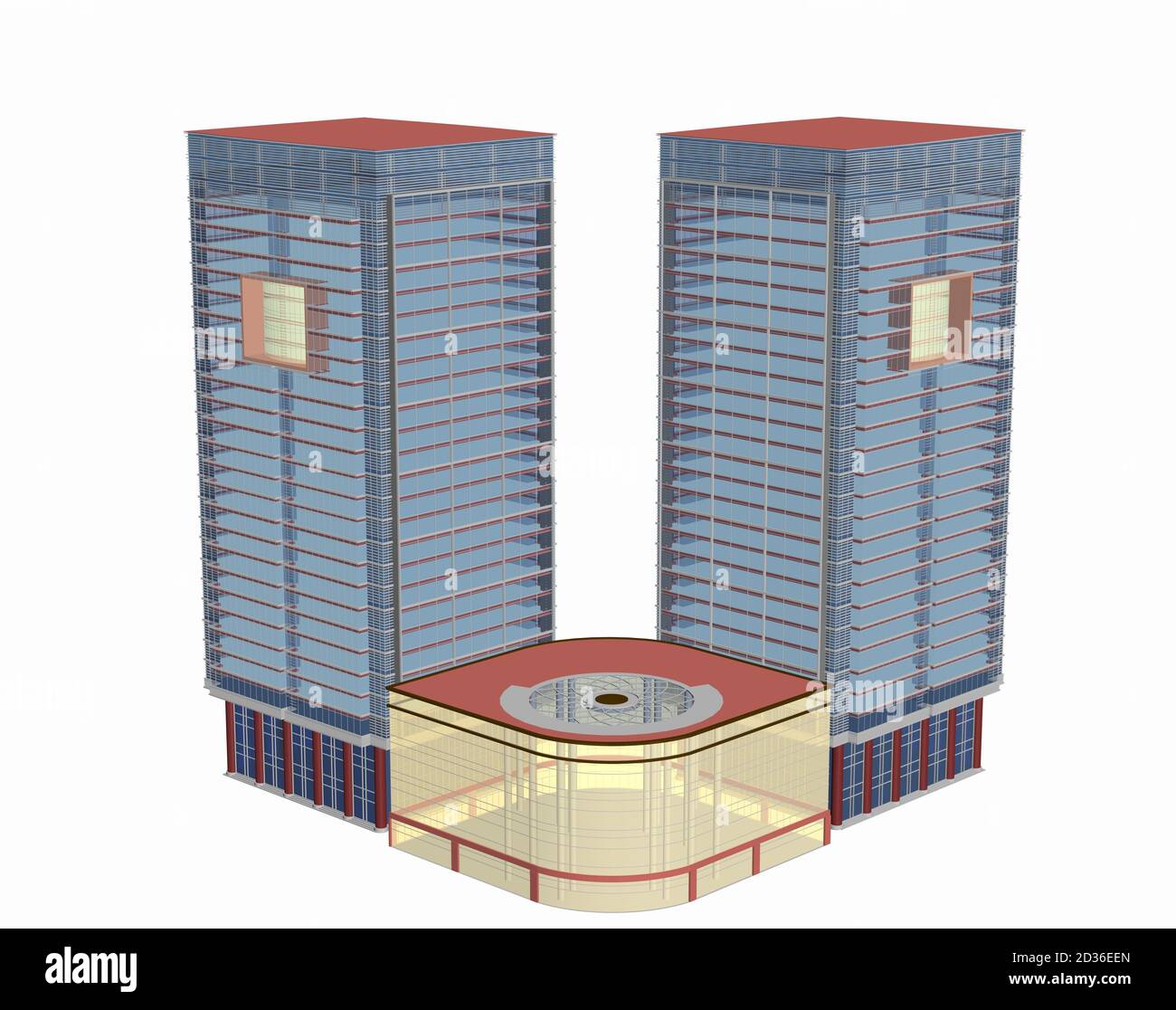 large business building with many floors Stock Photo - Alamy