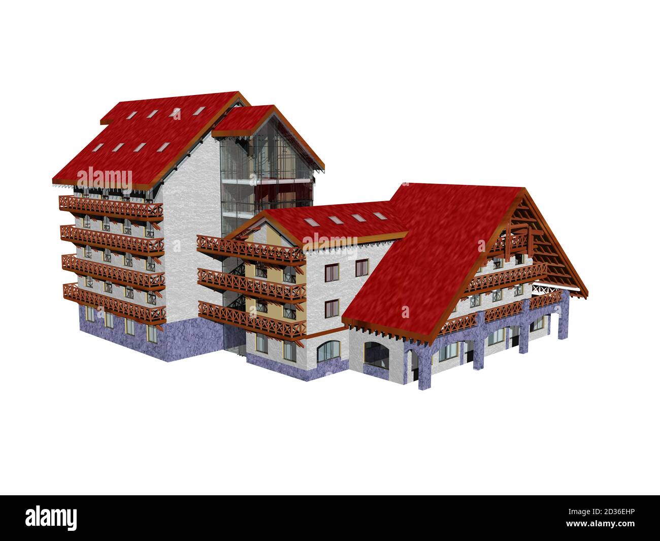 Resort hotel Cut Out Stock Images & Pictures - Alamy