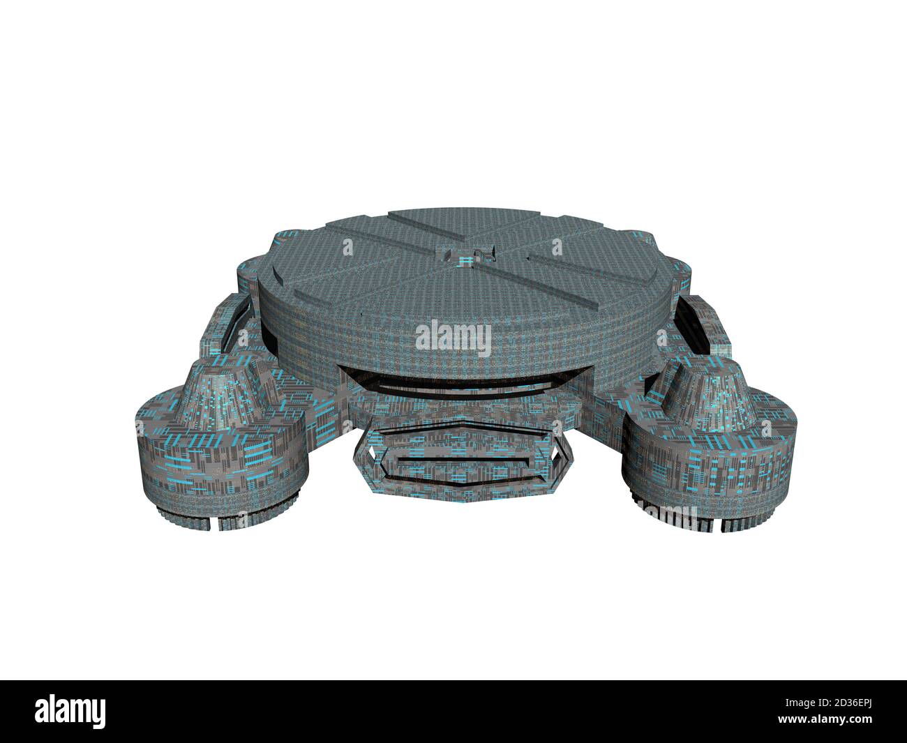 Takeoff and landing base for spaceships Stock Photo - Alamy