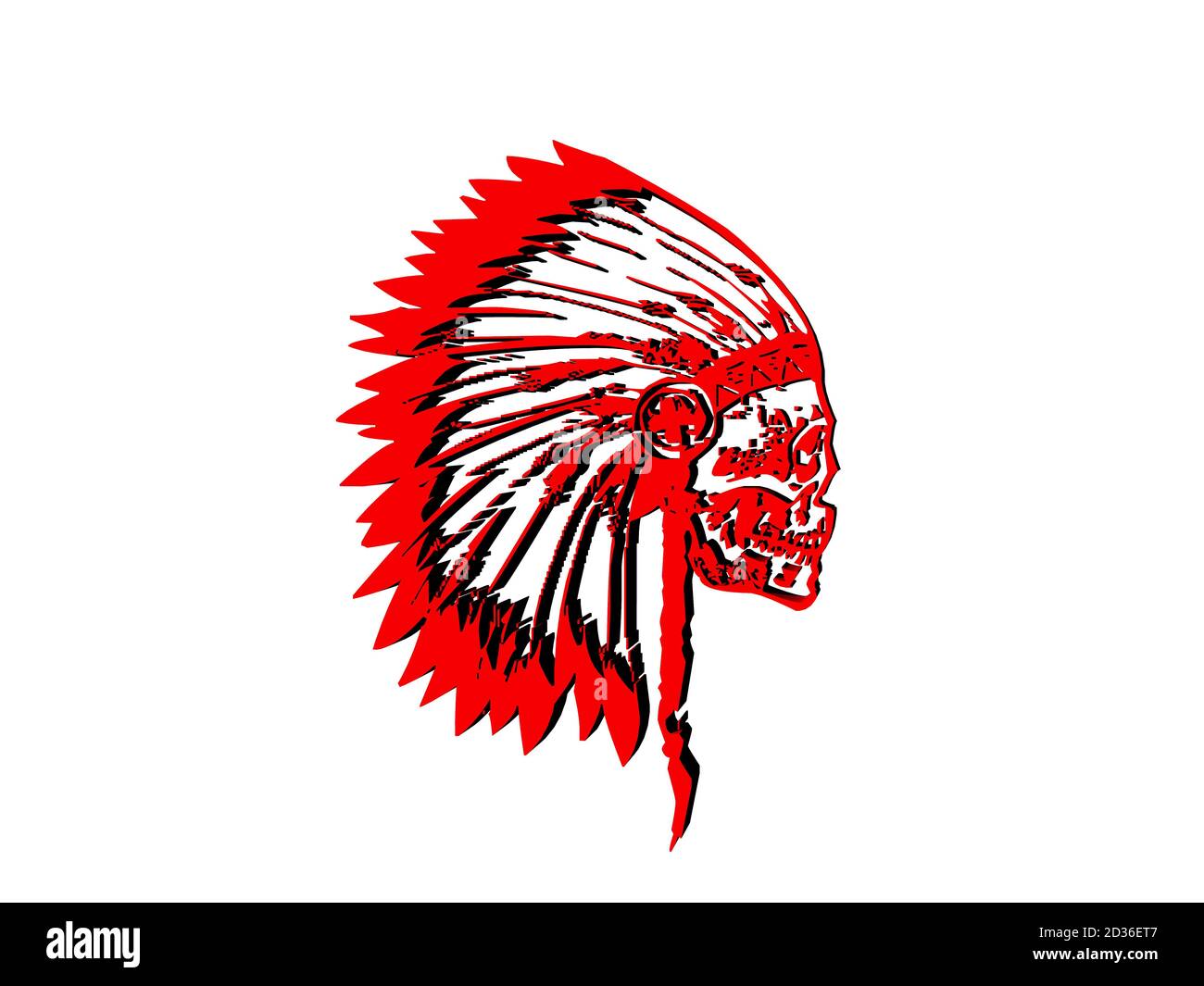 Comic red skull Cut Out Stock Images & Pictures - Alamy