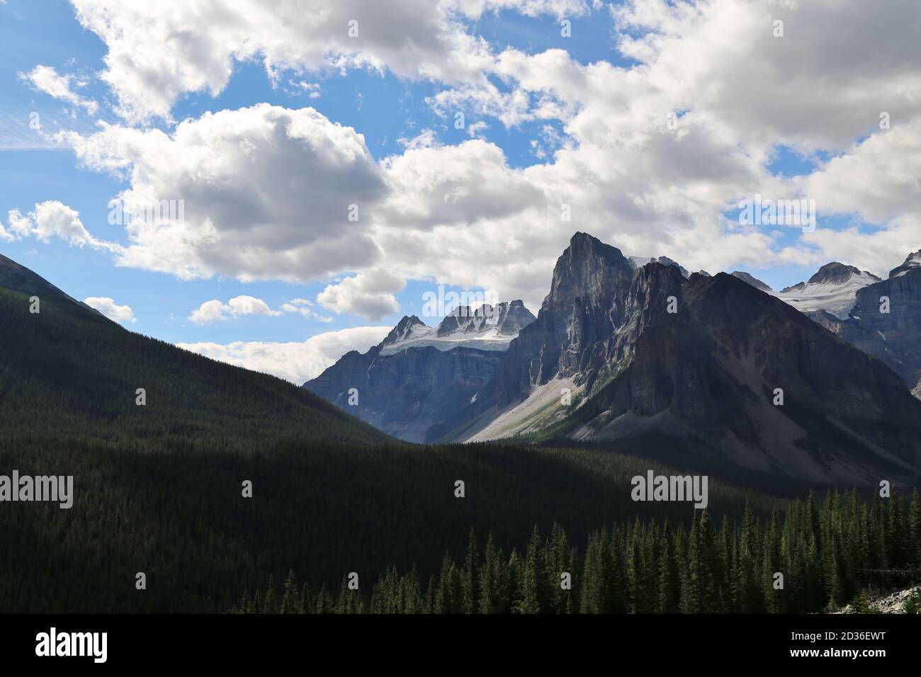 Beautiful landscape inside the Banff National Park Canada Stock Photo ...