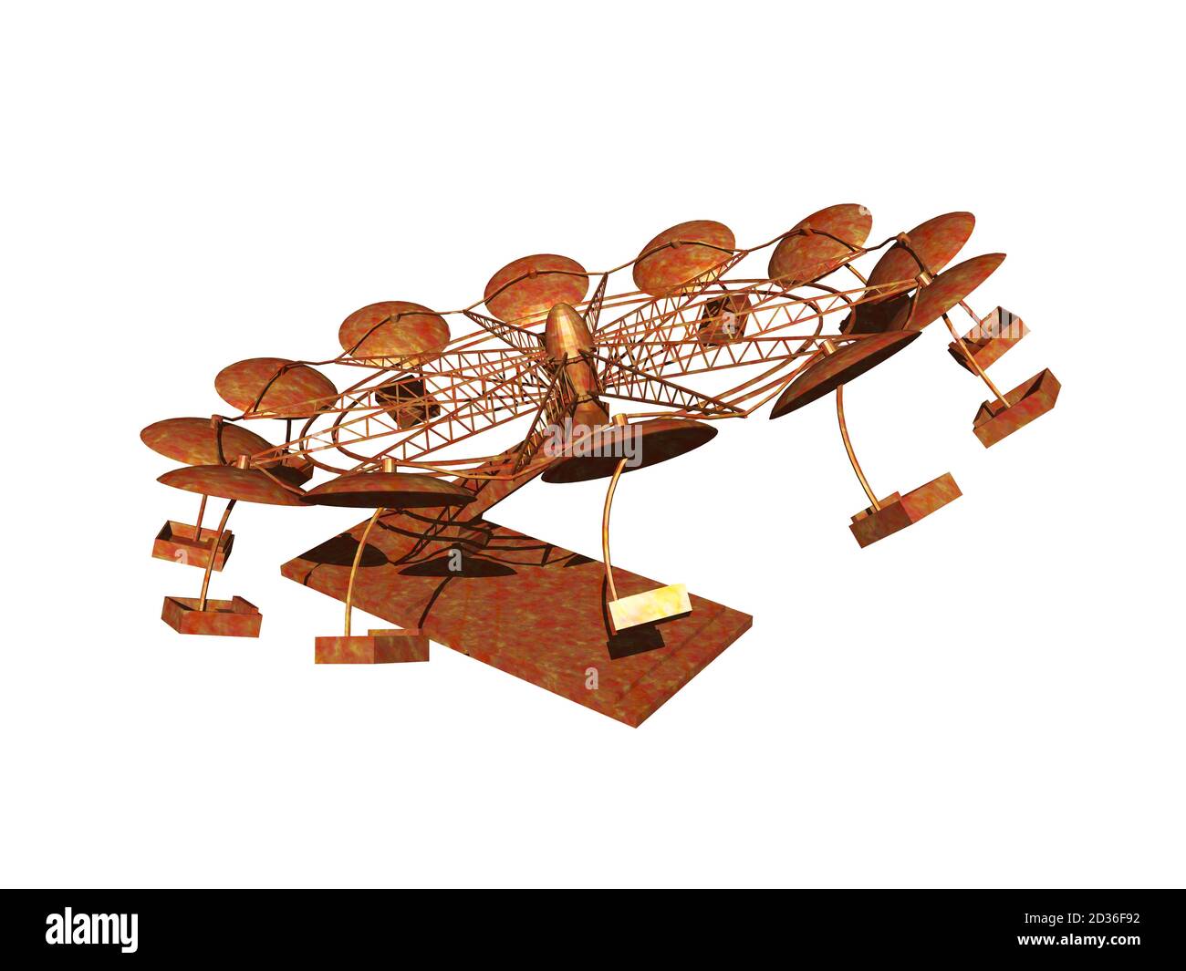 Chain carousel with seats at the folk festival Stock Photo - Alamy