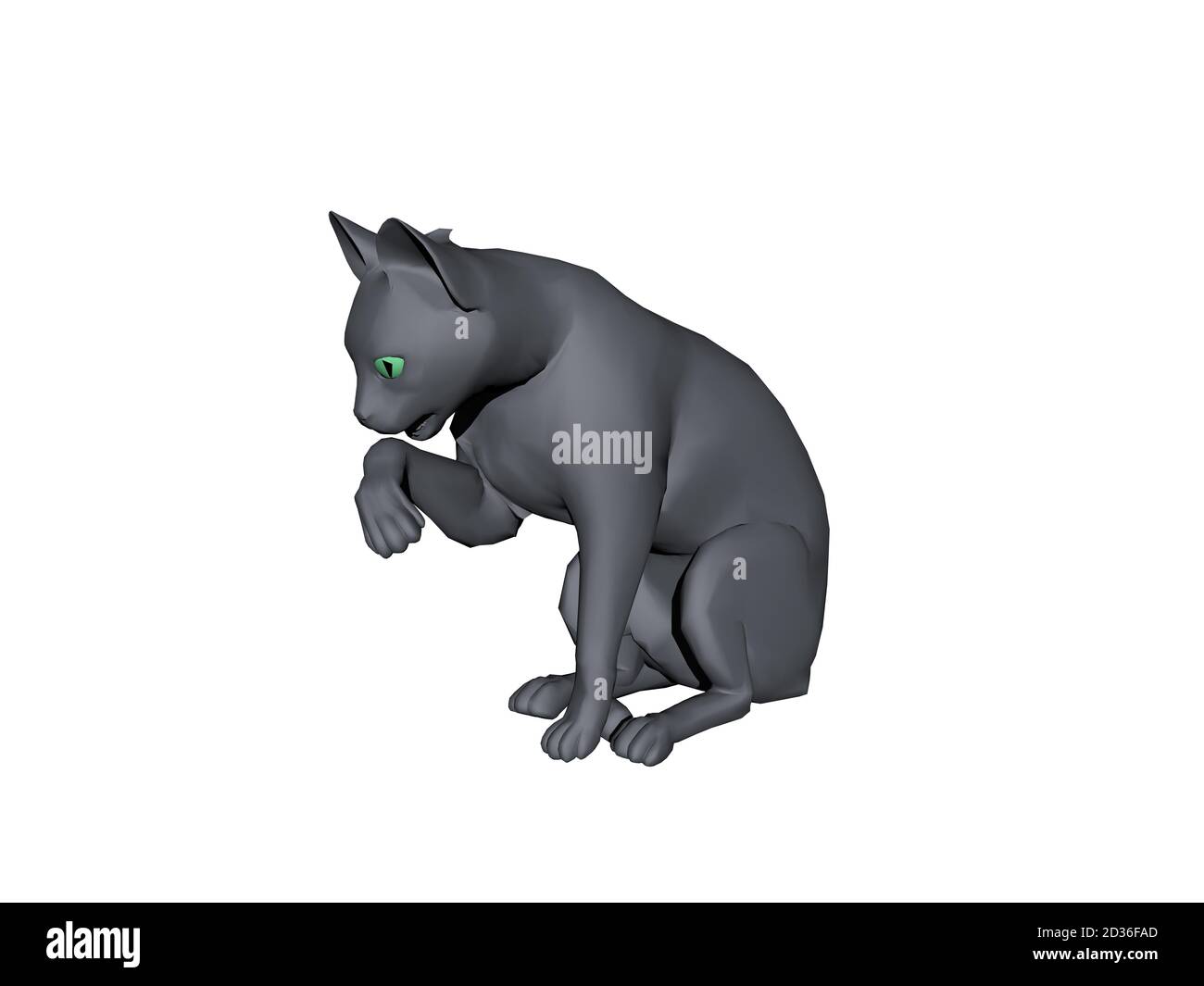 Cat preening hi-res stock photography and images - Alamy