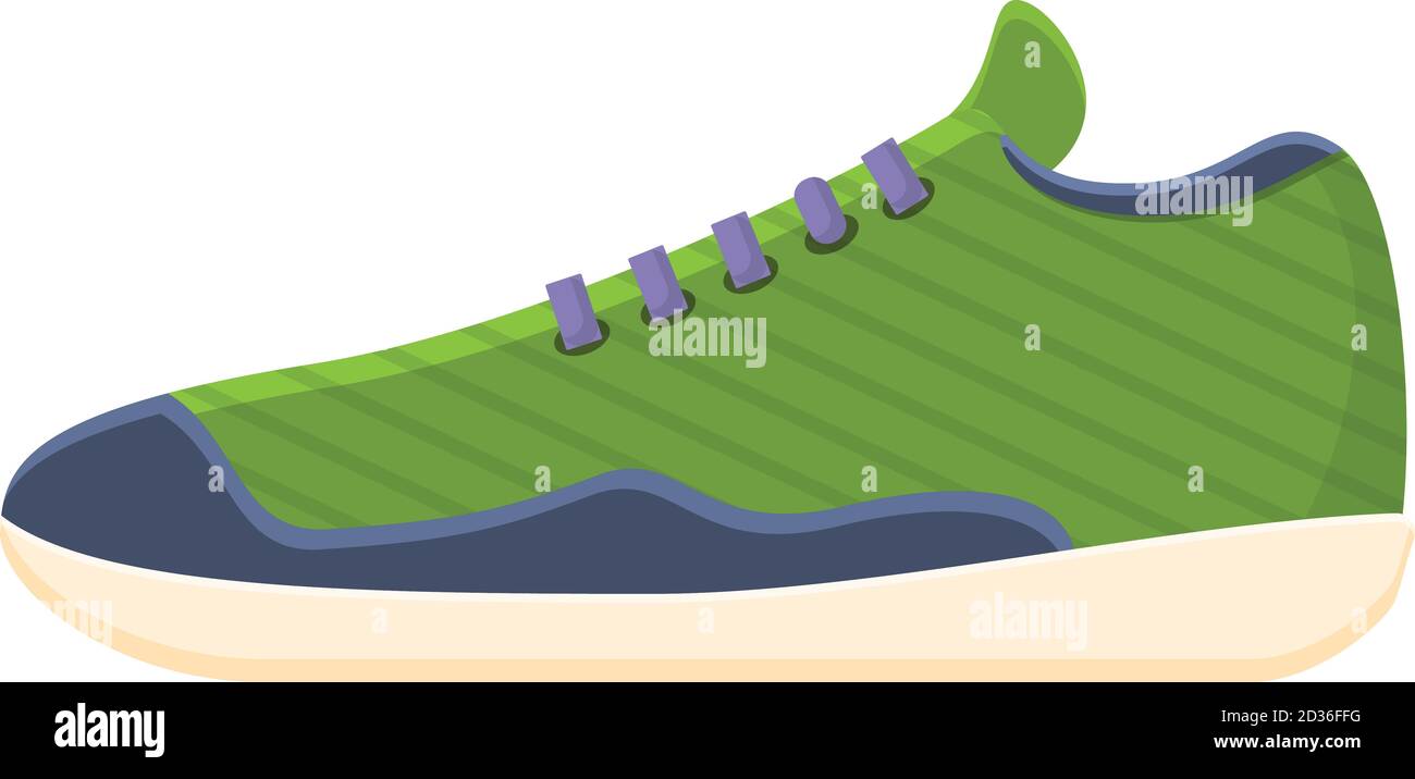 Training sneakers icon. Cartoon of training sneakers vector icon for ...