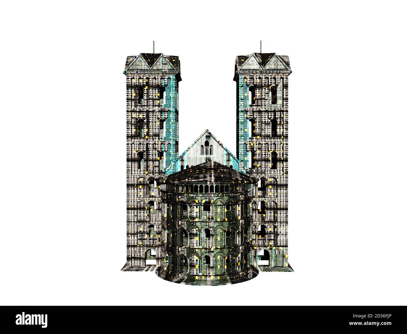 Tower church towers old Cut Out Stock Images & Pictures - Alamy