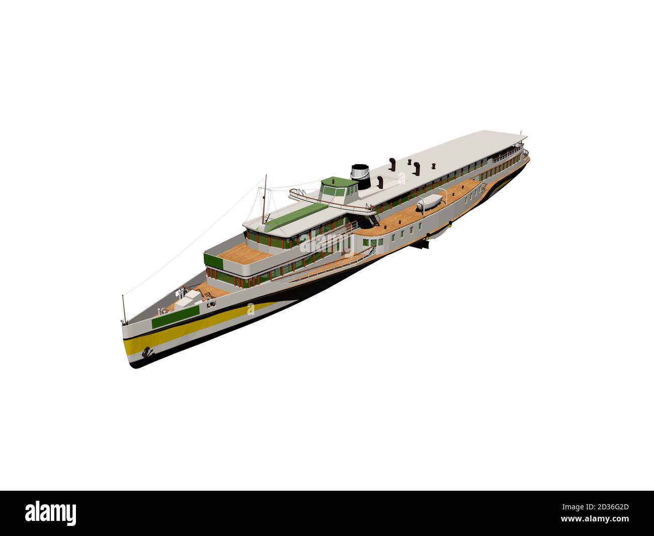 Excursion ship boat Cut Out Stock Images & Pictures - Alamy
