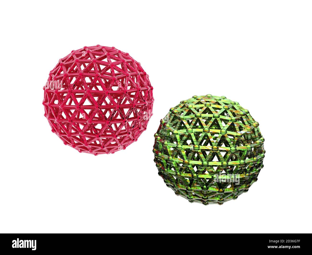braided colorful balls as decor Stock Photo - Alamy
