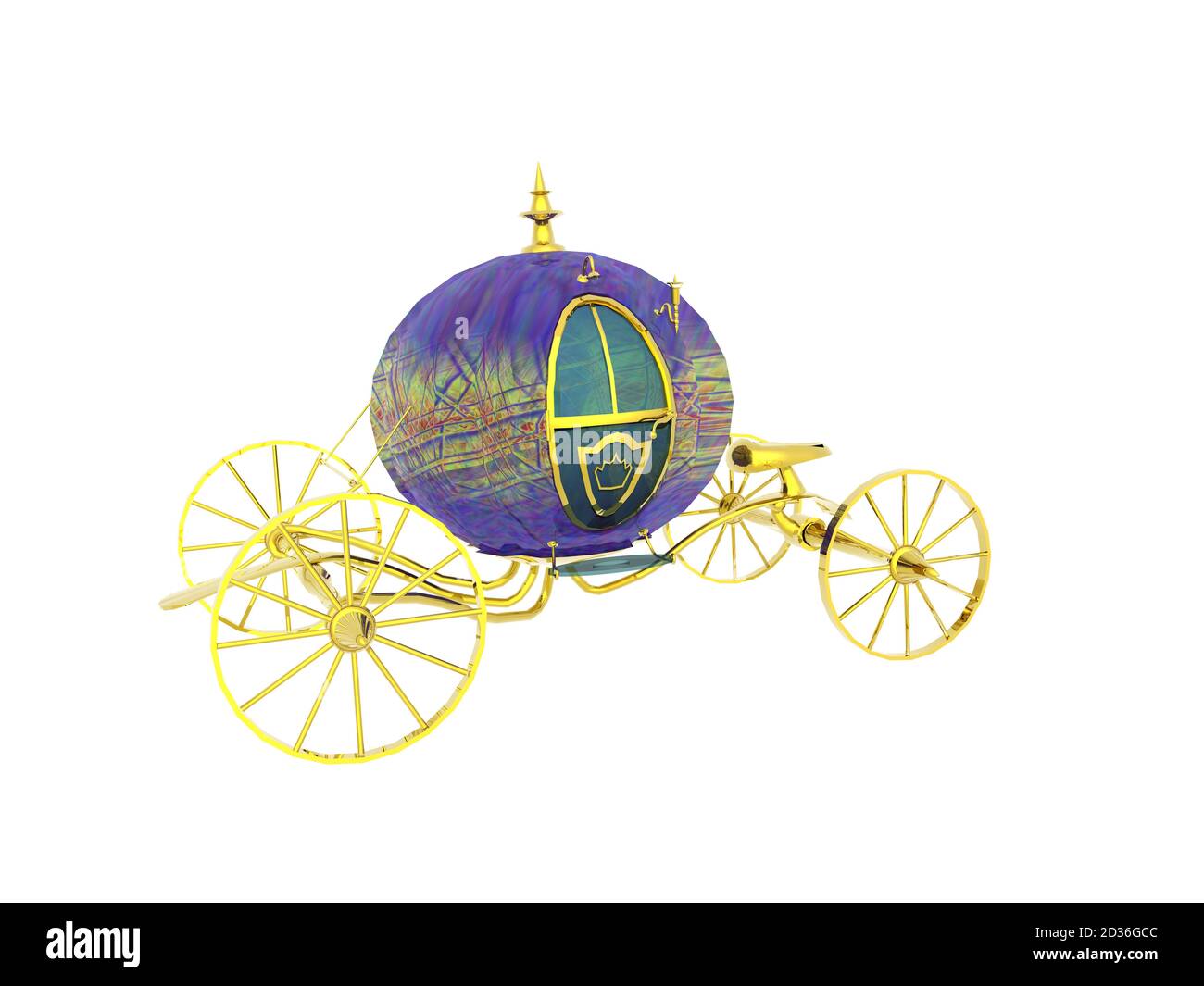 colorful ornate royal carriage Stock Photo - Alamy