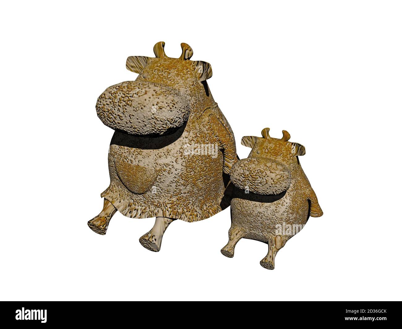 Cartoon cow funny cows Cut Out Stock Images & Pictures - Alamy