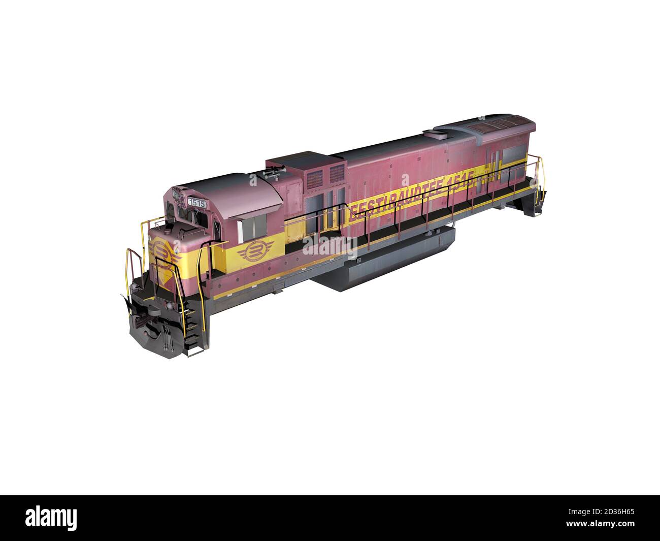 heavy diesel locomotive as a tractor Stock Photo - Alamy