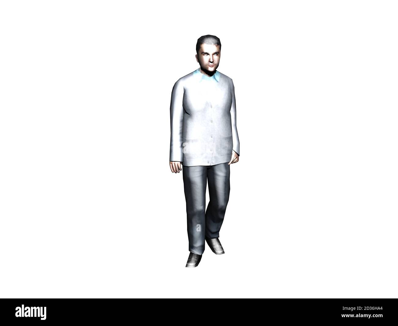 White smock coat hi-res stock photography and images - Alamy