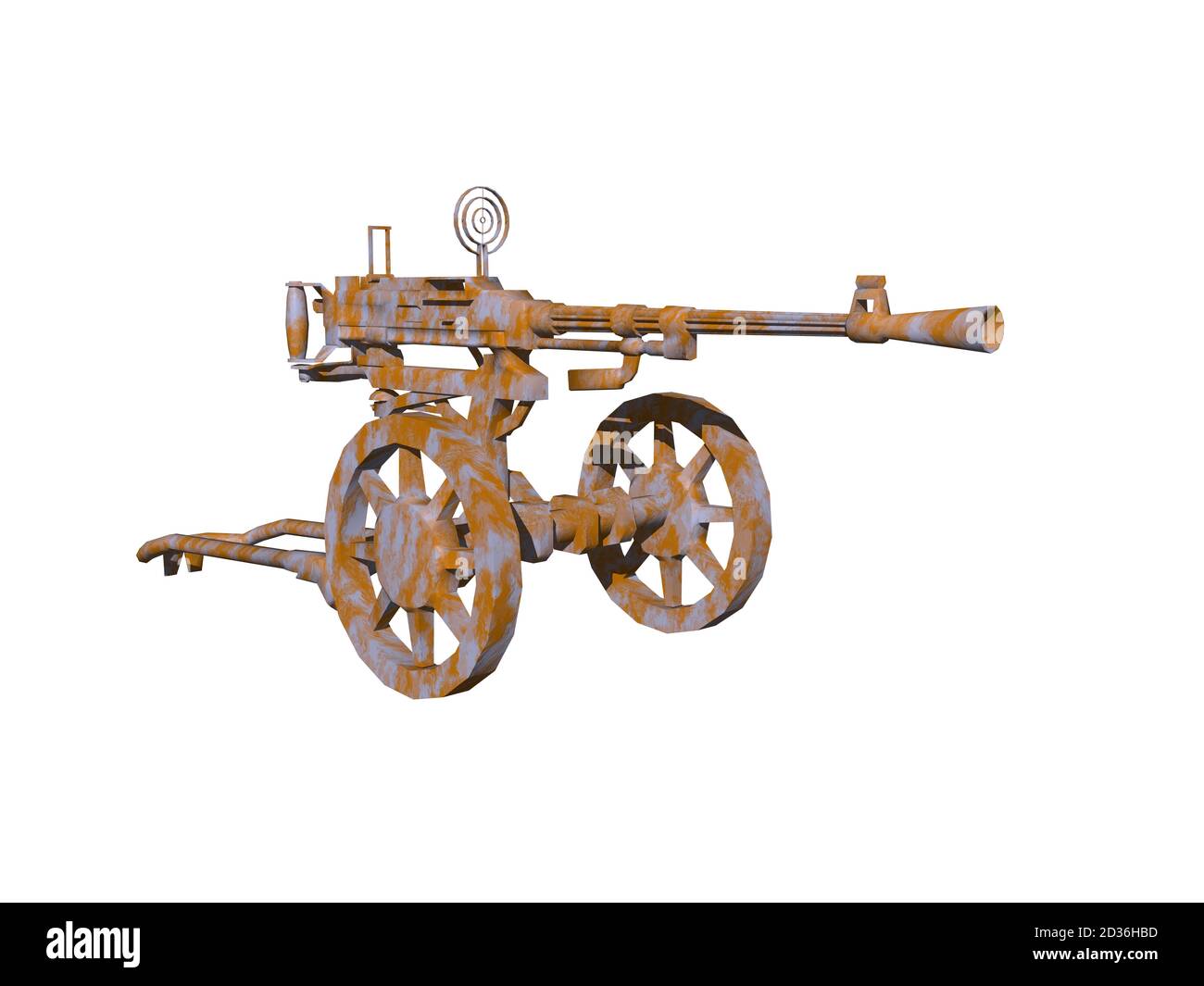 Cannon on wheels Cut Out Stock Images & Pictures - Alamy