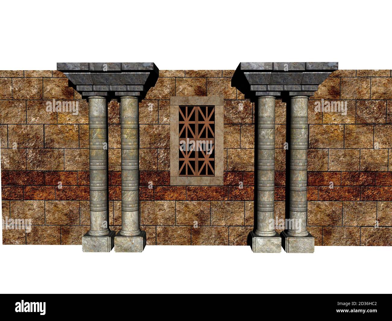 ancient buildings with archways Stock Photo - Alamy