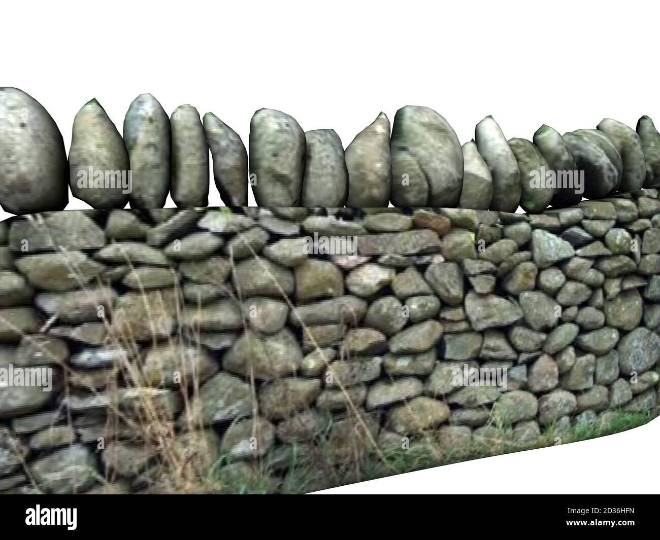 Round Natural Stone Wall